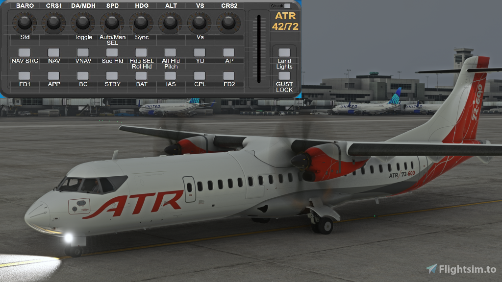 ATR 42 / 72 Autopilot gauge layer for x-Touch gauge and Axis and Ohs ...