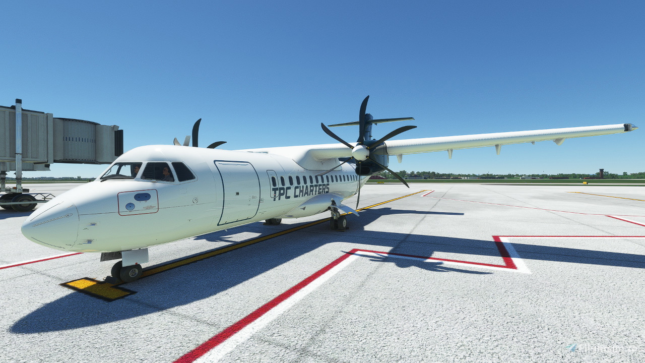 ATR 42-600 - TPC Charters 2K Livery for Microsoft Flight Simulator | MSFS
