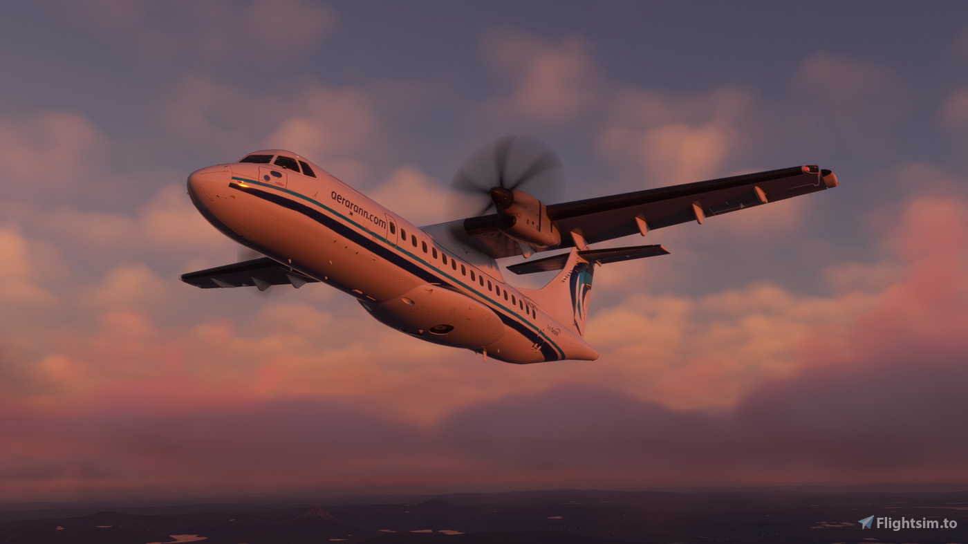 ATR 42-600 Aer Arann for Microsoft Flight Simulator | MSFS