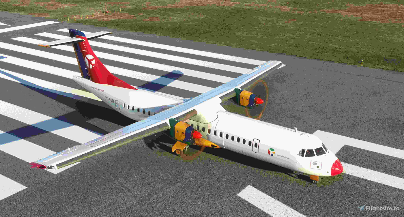 ATR 72-600 | DAT DANISH AIR TRANSPORT | OY-RUB for Microsoft Flight ...