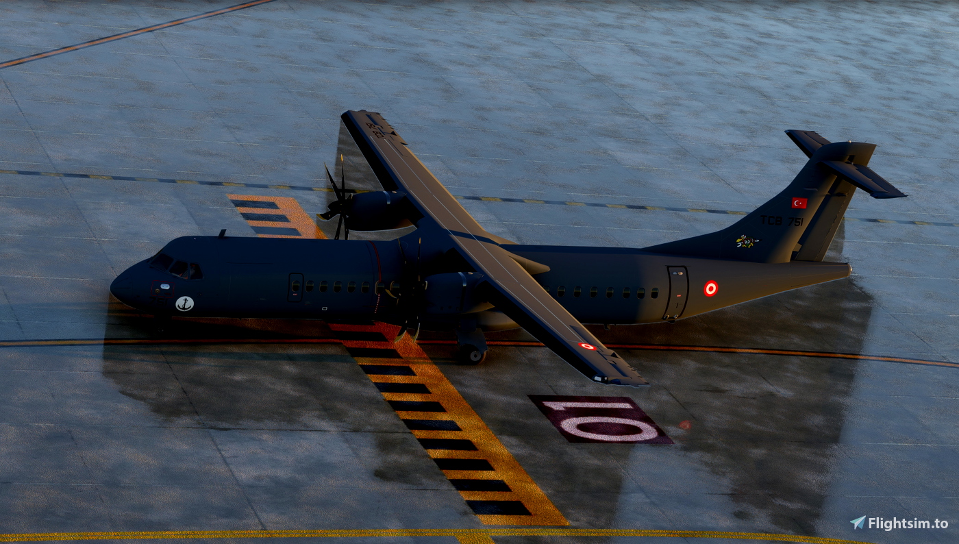 ATR 72-600 | P-72 - TURKISH NAVY | TCB751 | 8K for Microsoft Flight ...