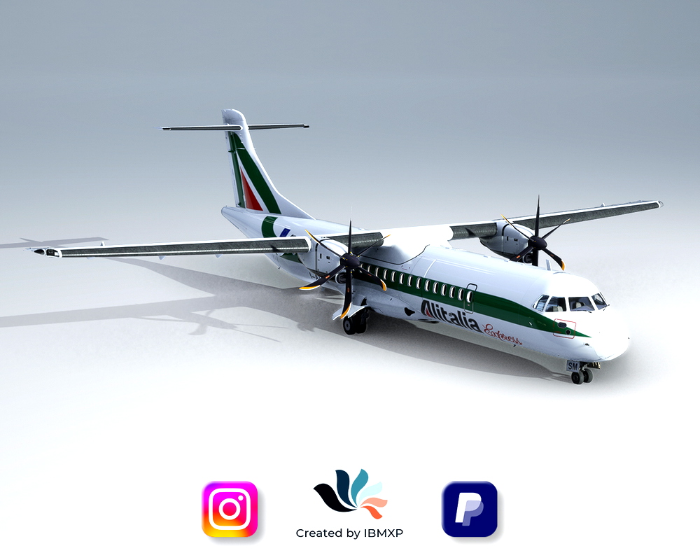 ATR 72-600 Alitalia (I-ATSM) for Microsoft Flight Simulator | MSFS