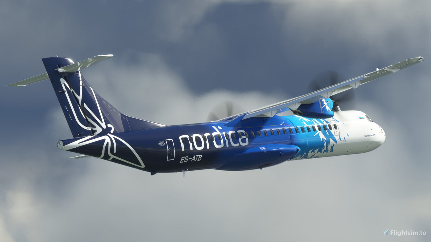 ATR 72-600 Nordica - ES-ATA, ES-ATB for Microsoft Flight Simulator | MSFS