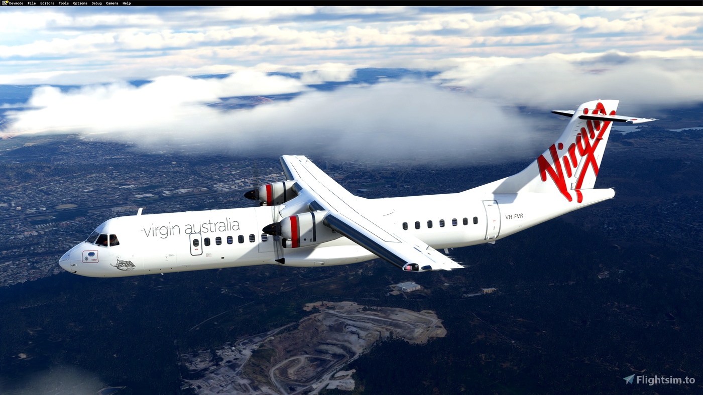 ATR 72-600 Virgin Australia für Microsoft Flight Simulator | MSFS