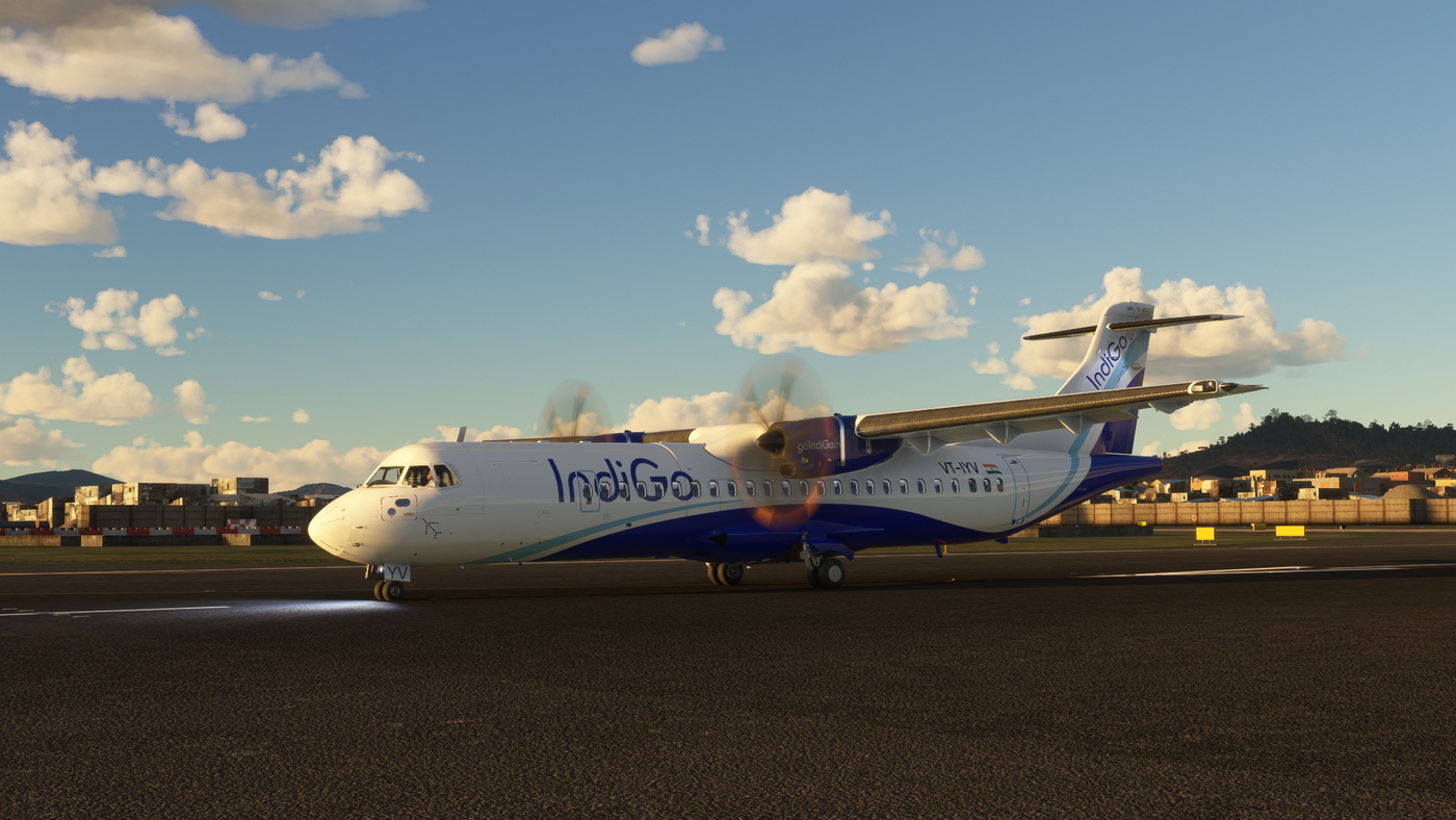 ATR 72 INDIGO VT-IYV [8K+CABIN] for Microsoft Flight Simulator | MSFS
