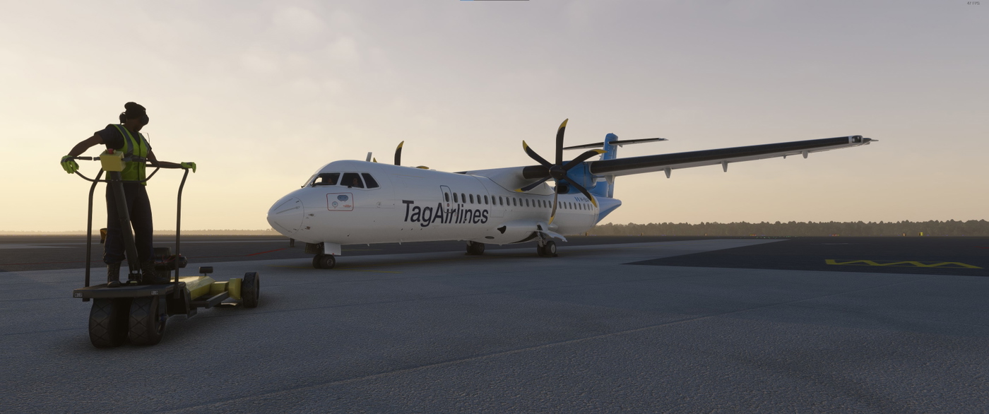 ATR 72 TAG Airlines M-IBAP for Microsoft Flight Simulator | MSFS