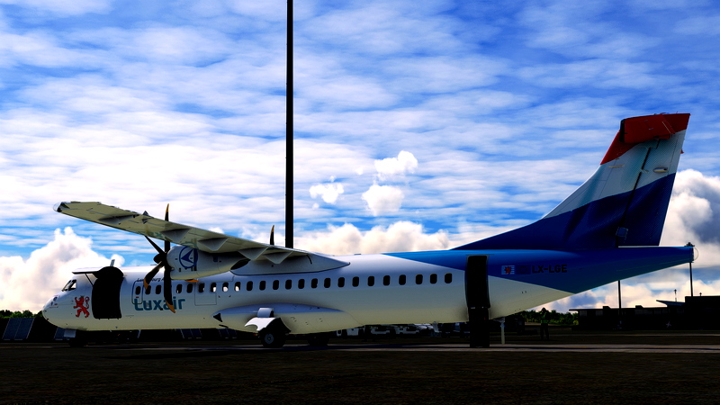 ATR 72-600 LUXAIR (LX-LGE based on Dash8 Q400) [8K] for Microsoft ...