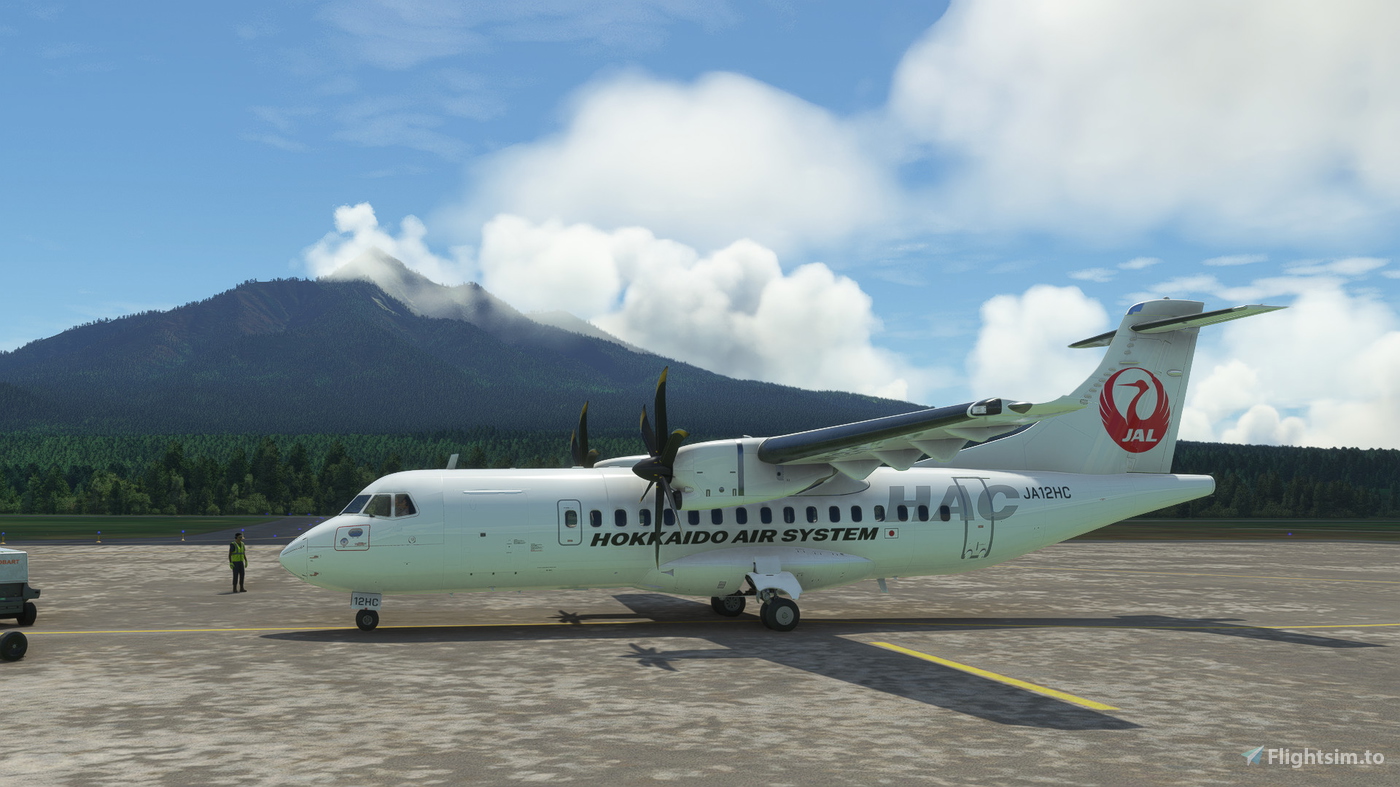 ATR42-600 Hokkaido Air System JA12HC original livery for Microsoft Flight Simulator | MSFS