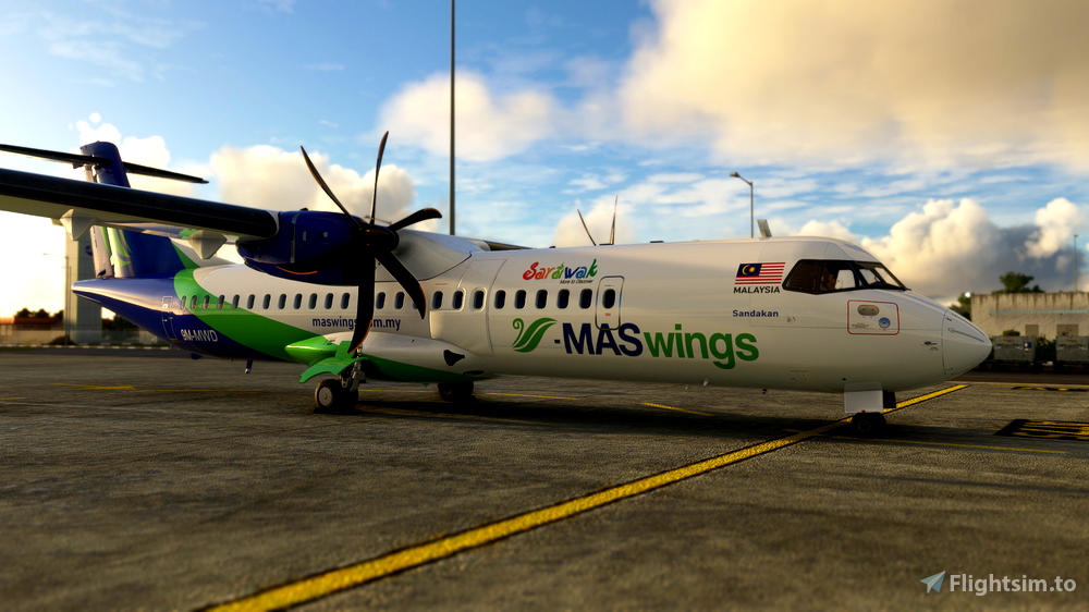 ATR76 Maswings 9M-MWD for Microsoft Flight Simulator | MSFS