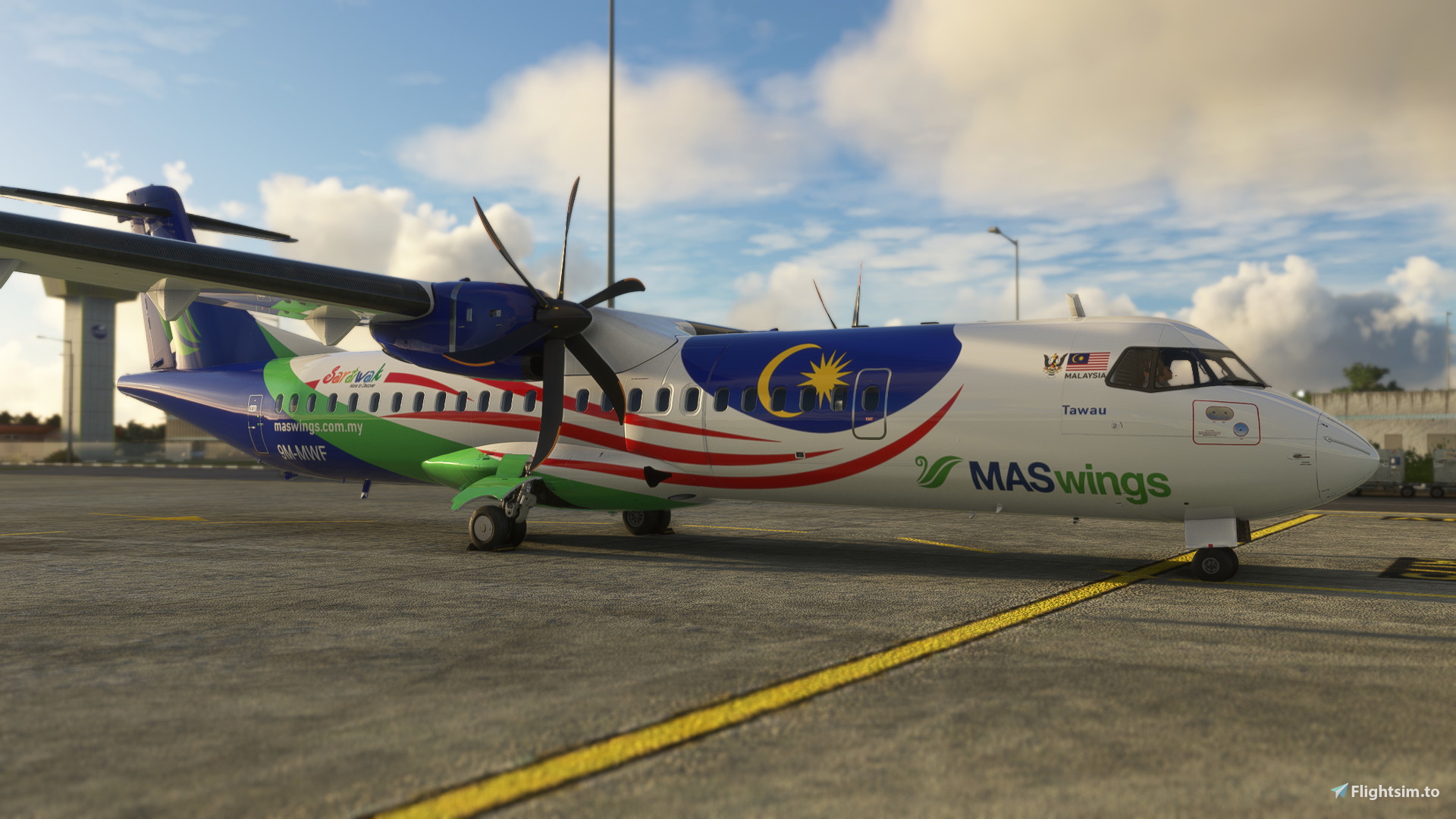 ATR76 Maswings 9M-MWF - MSFS Add-on - Flightsim.to
