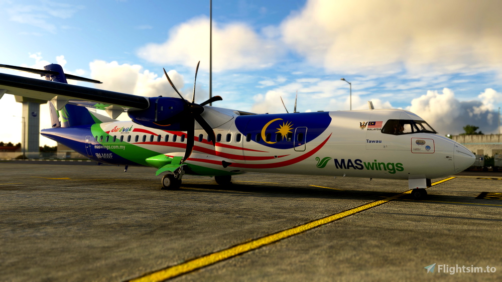 ATR76 Maswings 9M-MWF for Microsoft Flight Simulator | MSFS