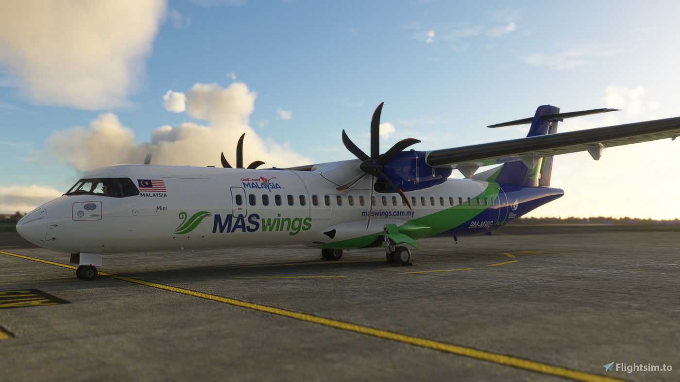 ATR76 Maswings 9M-MWG for Microsoft Flight Simulator | MSFS