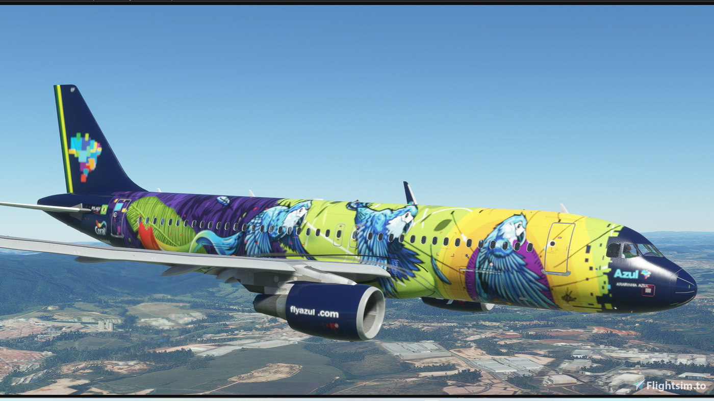 AZUL ARARA A320 for Microsoft Flight Simulator | MSFS