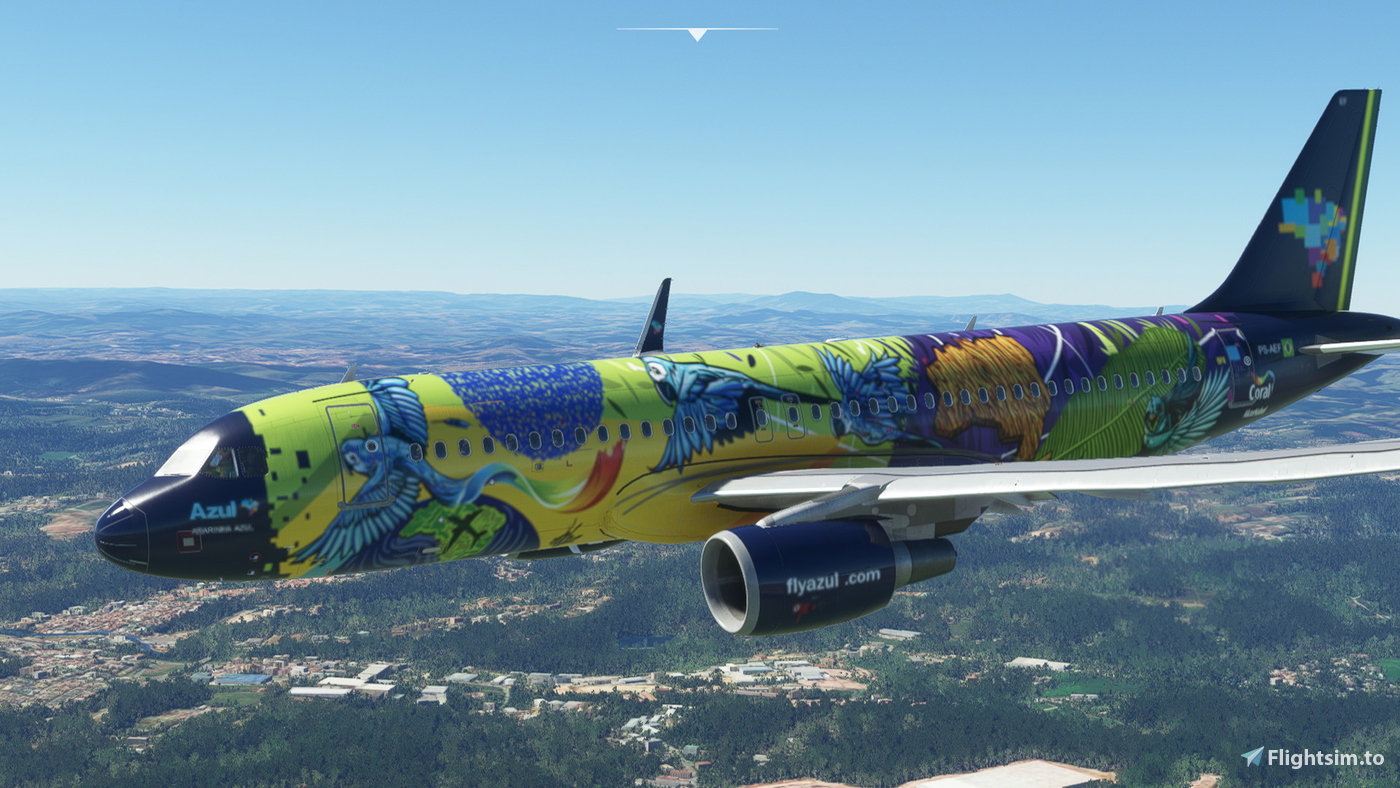 AZUL ARARA A320 for Microsoft Flight Simulator | MSFS