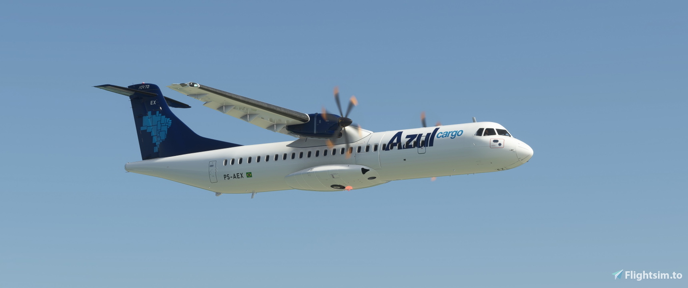 Azul Cargo (Fictional) | PS-AEX | Asobo ATR 72-600 | 4K for Microsoft ...