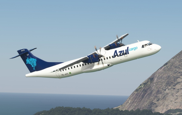 Azul (New Livery + Custom Cabin Interior) | PR-YXB | Asobo ATR 72-600 ...