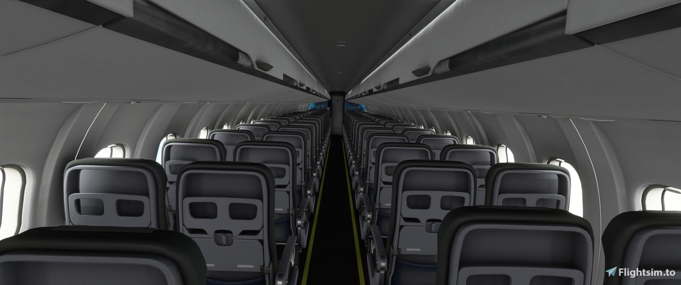 Azul (New Livery + Custom Cabin Interior) | PR-YXB | Asobo ATR 72-600 ...