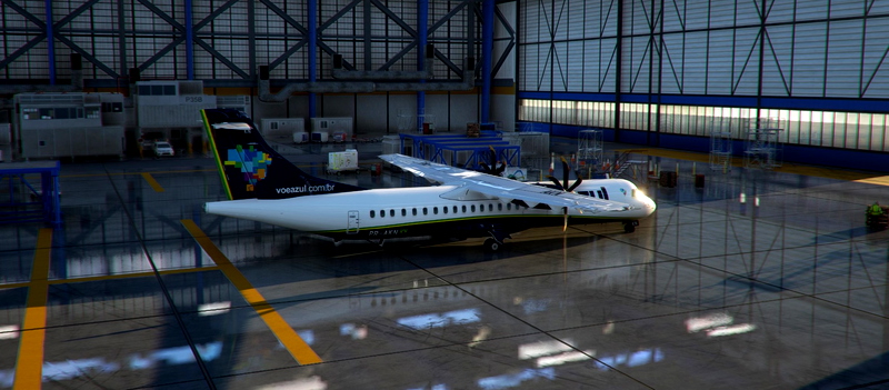 Azul (New Livery + Custom Cabin Interior) | PR-AKN | Asobo ATR 72-600 ...