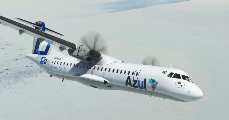 Azul (TRIP) | PR-TKJ | Asobo ATR 72-600 | 8K for Microsoft Flight ...