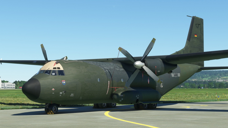 Azurpoly C160 Transall 50+88 LTG63 for Microsoft Flight Simulator | MSFS