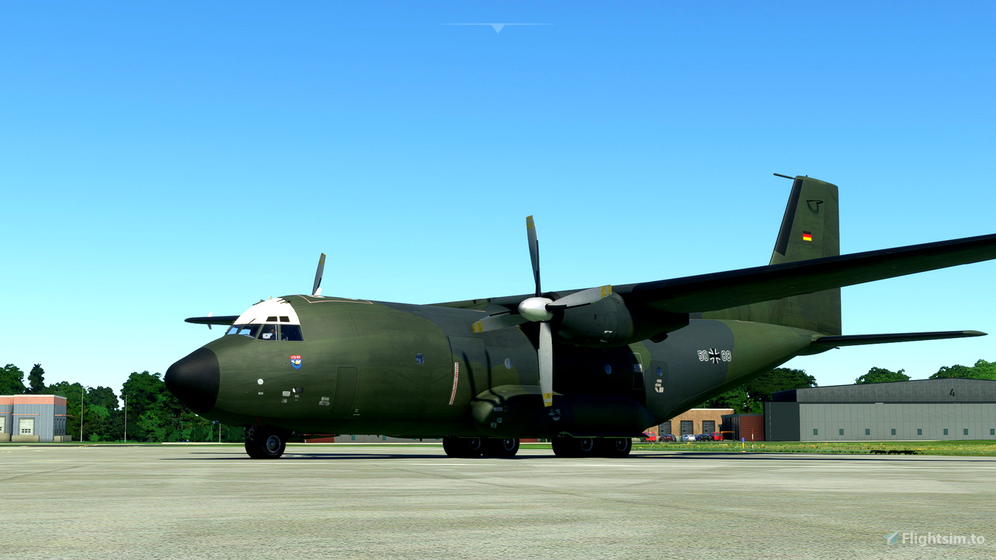 Azurpoly C160 Transall 50+88 LTG63 for Microsoft Flight Simulator | MSFS