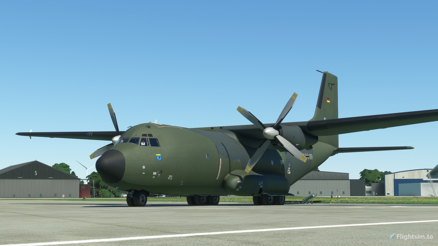 Azurpoly C160 Transall 51+00 LTG62 for Microsoft Flight Simulator | MSFS