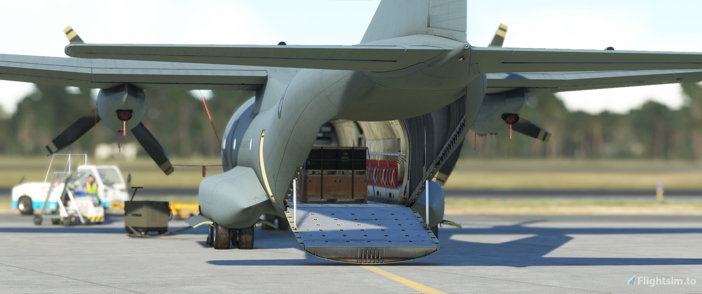 AzurPoly C160 Transall Australian RAAF 034-001 35Sqn (Fictional Spartan) for Microsoft Flight ...