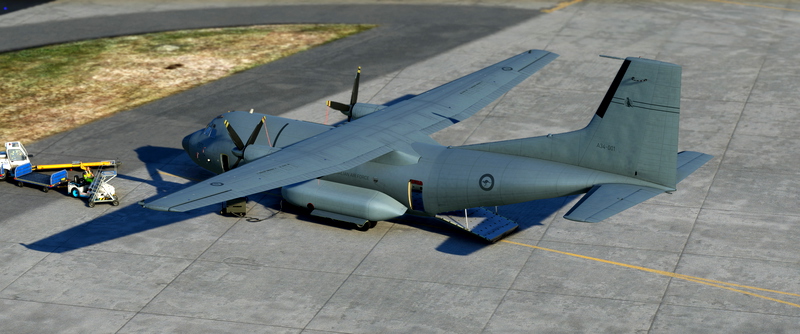 AzurPoly C160 Transall Australian RAAF 034-001 35Sqn (Fictional Spartan) for Microsoft Flight ...