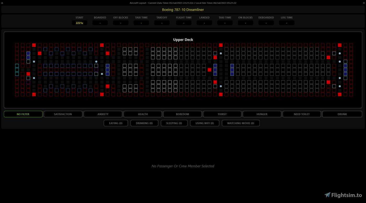 B78X Cabin Layouts **SLC version 1.55 or earlier only** for Microsoft Flight Simulator | MSFS