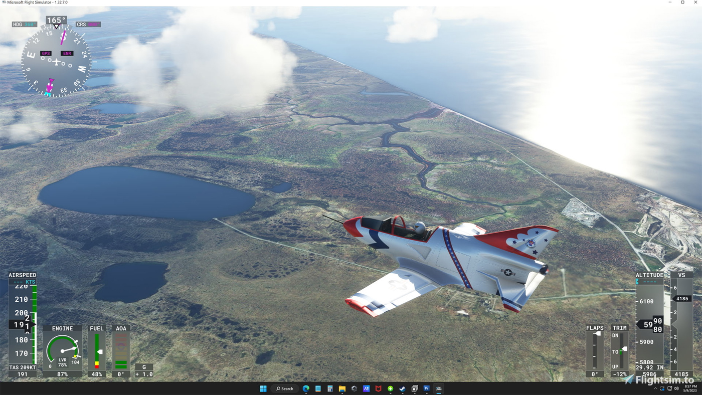 BD5J Thunderbird Livery pour Microsoft Flight Simulator | MSFS