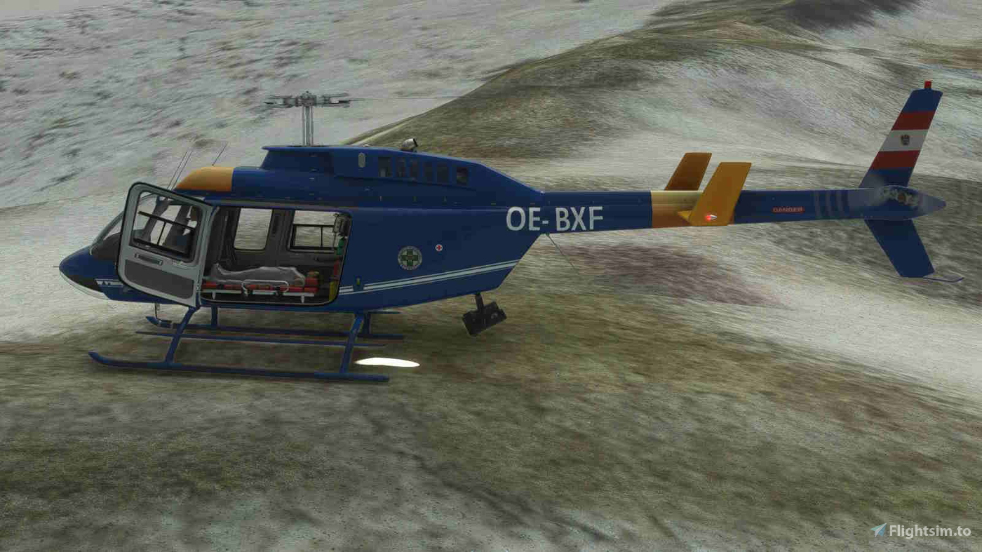 Bell Long Ranger 206L Flugpolizei pour Microsoft Flight Simulator | MSFS