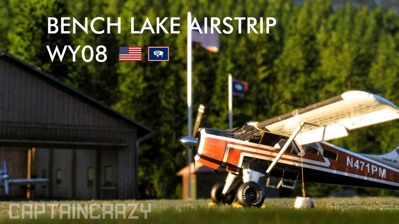 Bench Lake Airstrip | WY08 | FICTIONAL for Microsoft Flight Simulator | MSFS