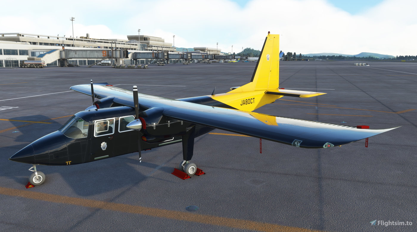 BN-2B Islander 新日本航空 New Japan Aviation - JA80CT for Microsoft Flight ...