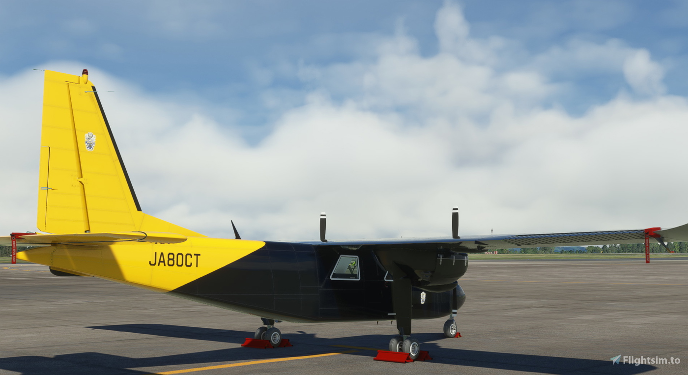 BN-2B Islander 新日本航空 New Japan Aviation - JA80CT for Microsoft Flight ...