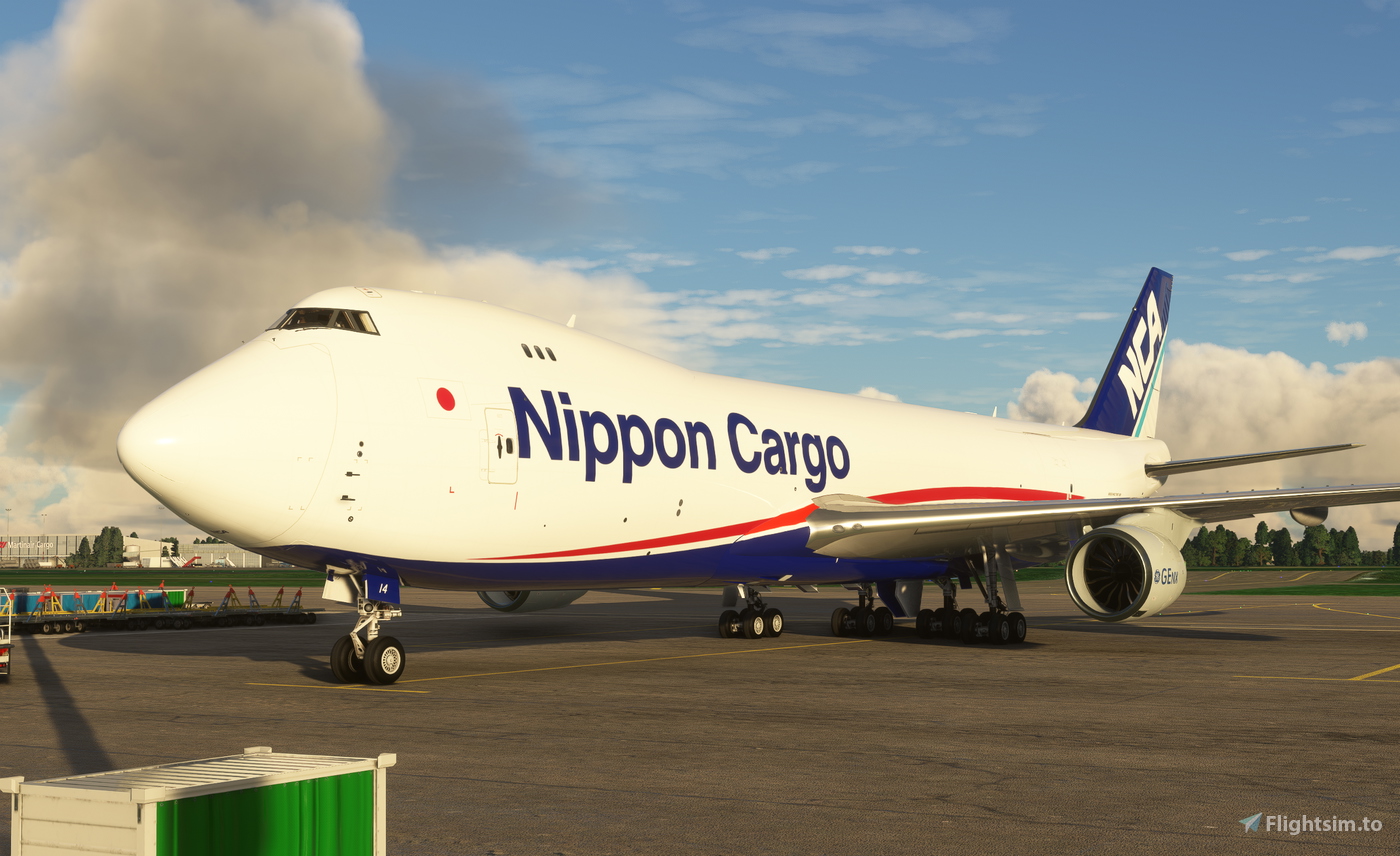 Boeing 747-8F NCA (Nippon Cargo Airlines) JA14KZ のために Microsoft Flight Simulator | MSFS