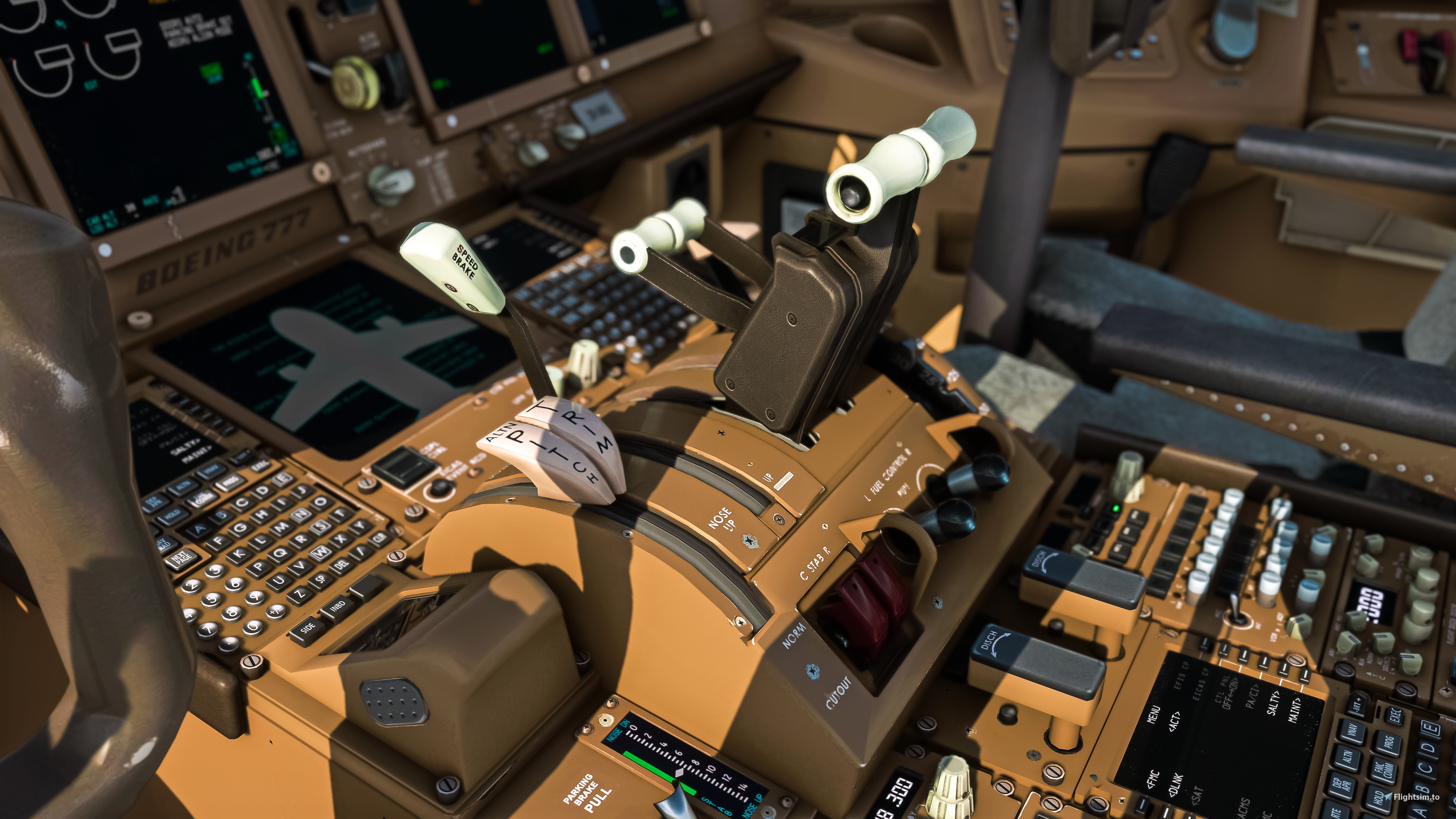 Boeing 777 Lighter Cockpit Textures - MSFS Add-on - Flightsim.to
