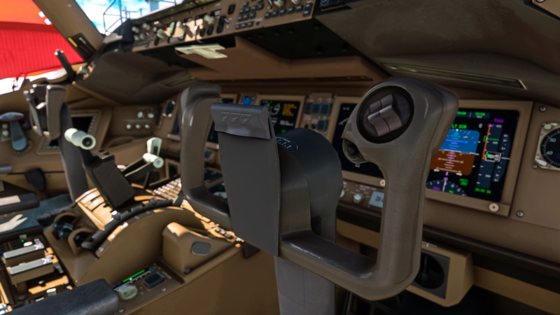 Boeing 777 Lighter Cockpit Textures for Microsoft Flight Simulator | MSFS