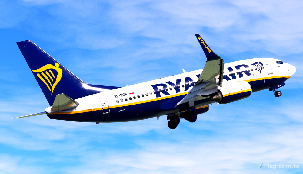 BUZZ (Ryanair) PMDG 737-700 SP-RUM for Microsoft Flight Simulator | MSFS