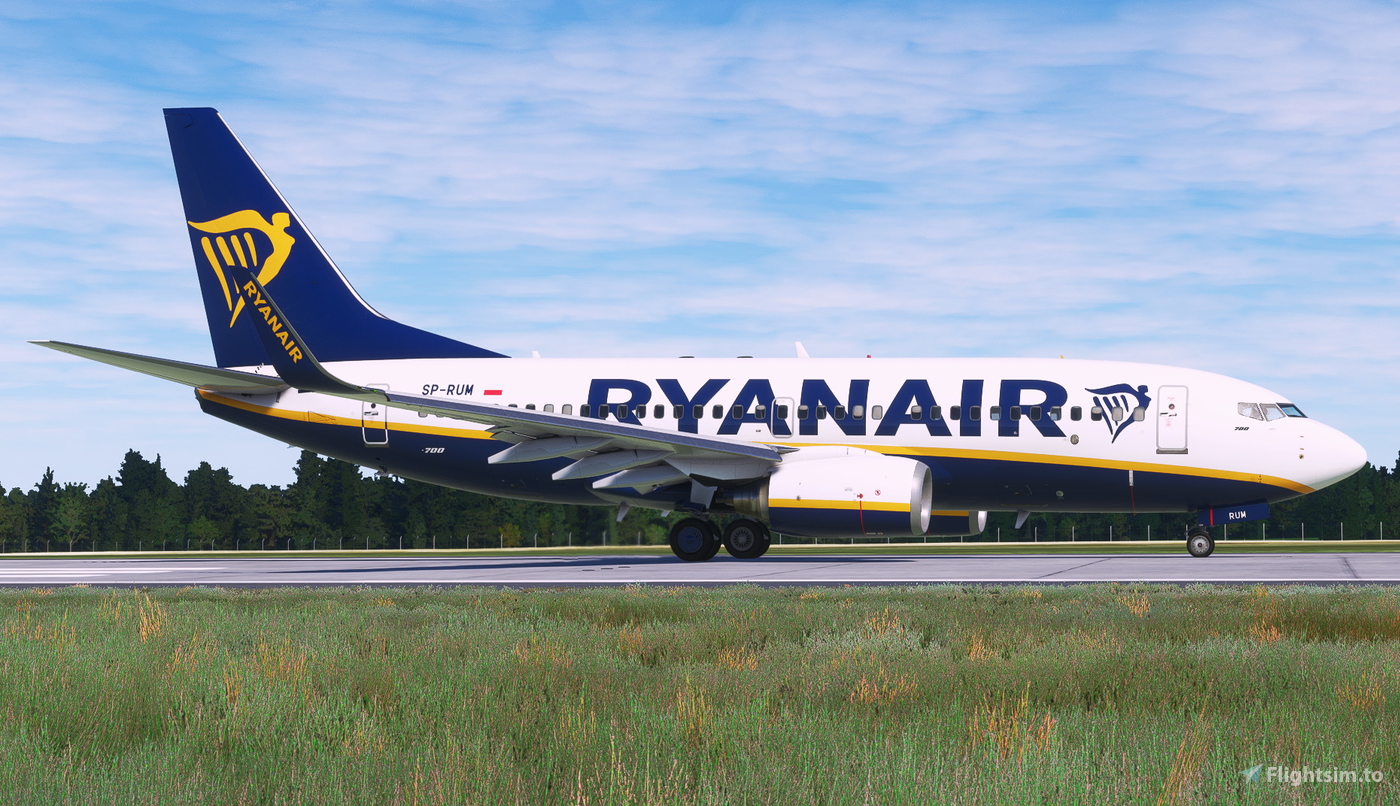 BUZZ (Ryanair) PMDG 737-700 SP-RUM for Microsoft Flight Simulator | MSFS