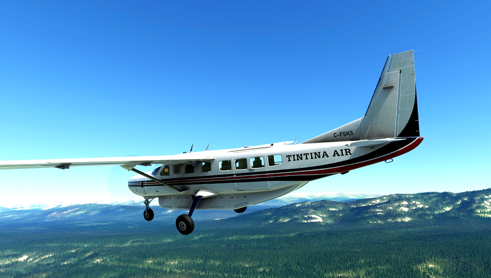 C208 Tintina Air Asobo/ Black Square livery for Microsoft Flight ...