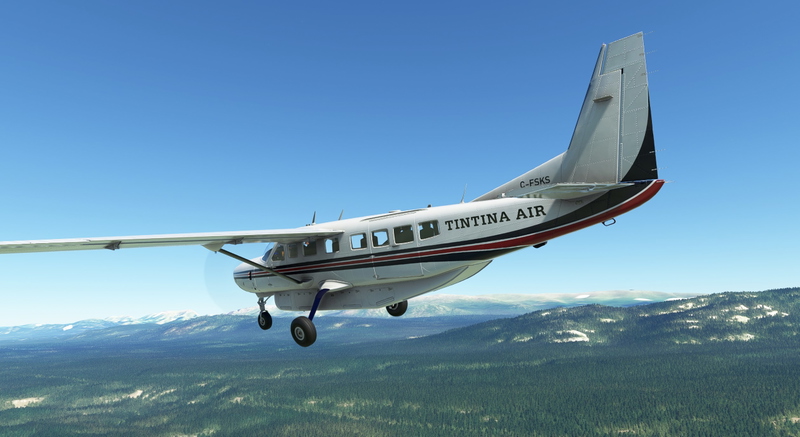 C208 Tintina Air Asobo/ Black Square livery for Microsoft Flight ...