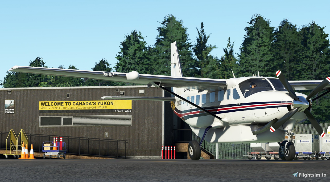 C208 Tintina Air Asobo/ Black Square livery for Microsoft Flight ...