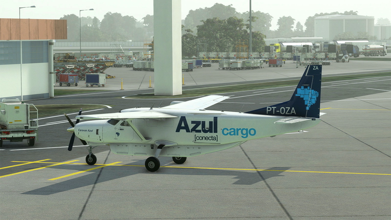 C208B Azul Cargo for Microsoft Flight Simulator | MSFS