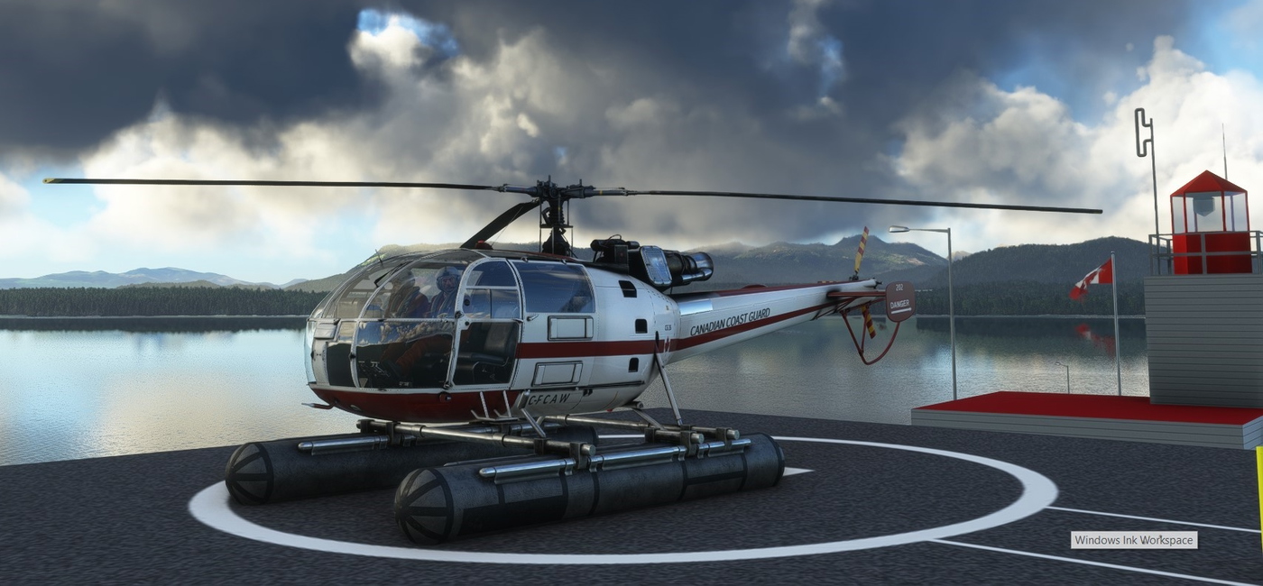Canadian Coast Guard Taog Alouette III C-FCAW, 70s (Early) Livery for ...