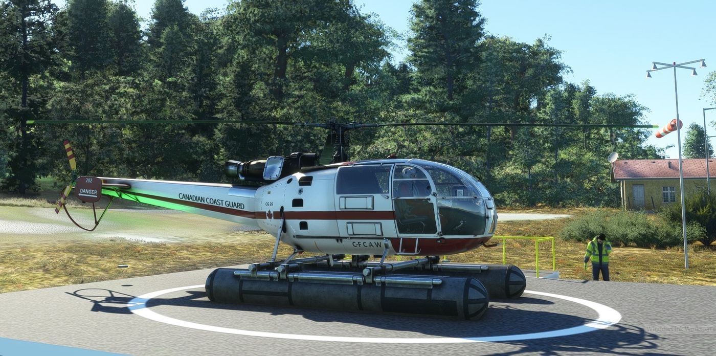 Canadian Coast Guard Taog Alouette III C-FCAW, 70s (Early) Livery for ...
