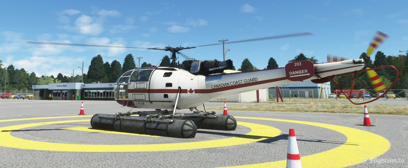 Canadian Coast Guard Taog Alouette III C-FCAX 70s (Early) Livery pour ...