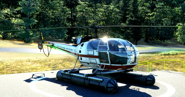 Canadian Coast Guard Taog Alouette III C-FCAX 70s (Early) Livery pour ...
