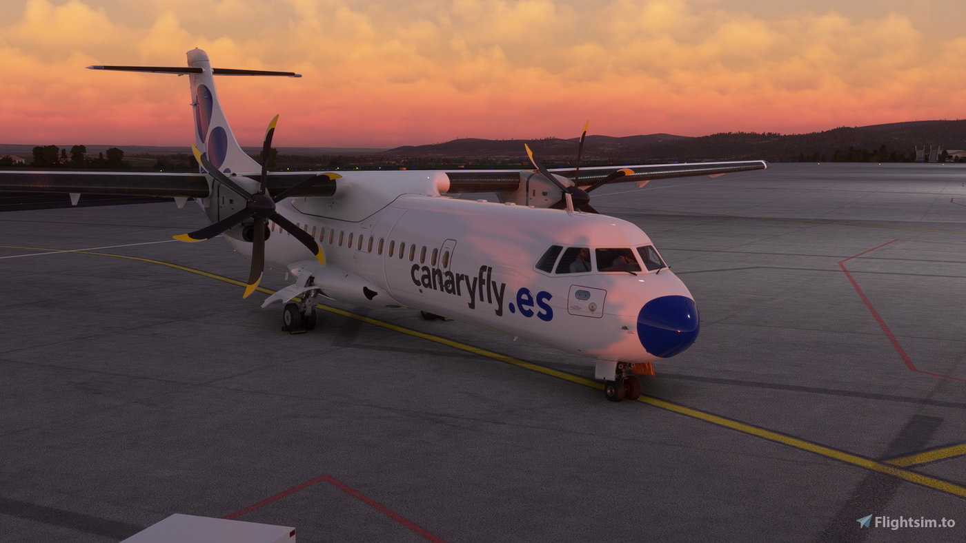 Canaryfly (EC-JEV + EC-KRY) ATR72-600 8K for Microsoft Flight Simulator | MSFS