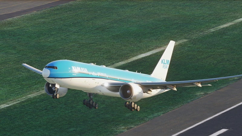 Captain Sim 777-200 KLM Asia for Microsoft Flight Simulator | MSFS