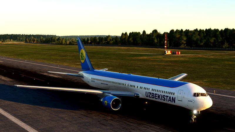 Captain Sim Boeing 767-300ER UZBEKISTAN AIRWAYS for Microsoft Flight ...